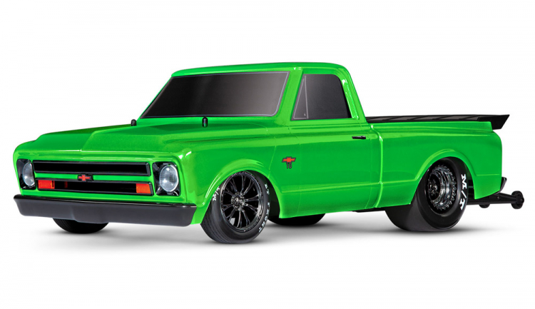 Traxxas Drag Slash Chevy C10 RTR Metallic Green TRX94076-4-GRN ...