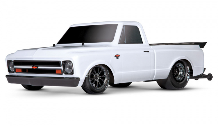 Traxxas Drag Slash Chevy C10 RTR Metallic White TRX94076-4-WHT ...