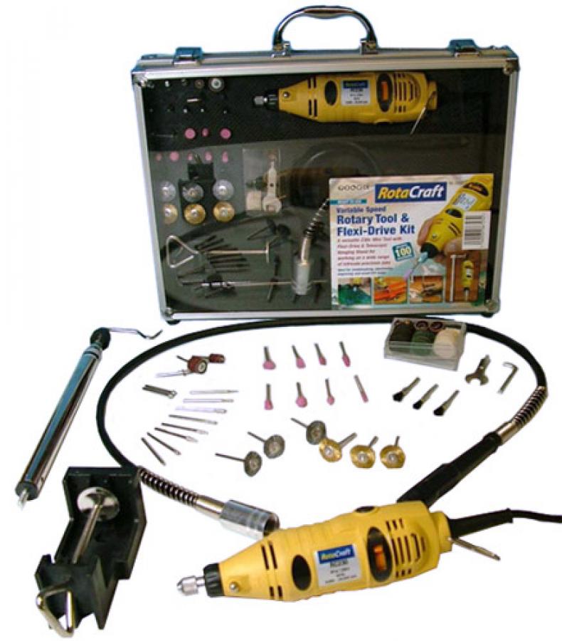 RotaCraft Multitool 230v with Flexi drive set - Harrastekauppa Hobbylinna